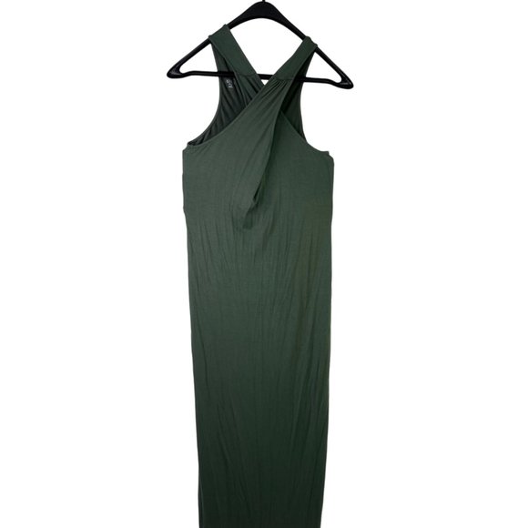 Merona | Dresses | Womens Hunter Green Keyhole Maxi Dress Size Pl G ...
